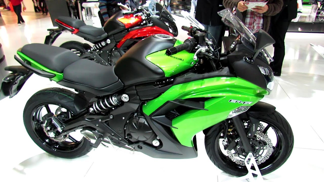 2014 Kawasaki ER-6f Walkaround - 2013 EICMA Milan Motorcycle Exhibition ...