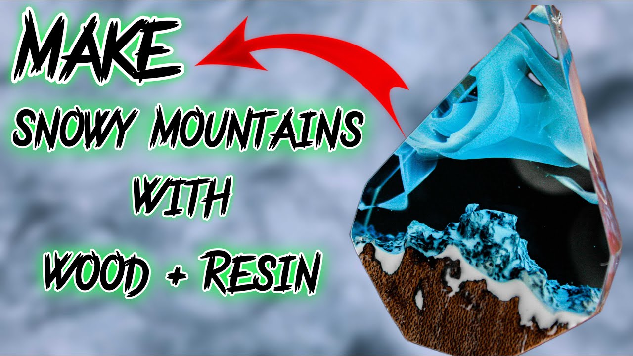 Make Snowy Mountains With Resin epoxy ! - YouTube