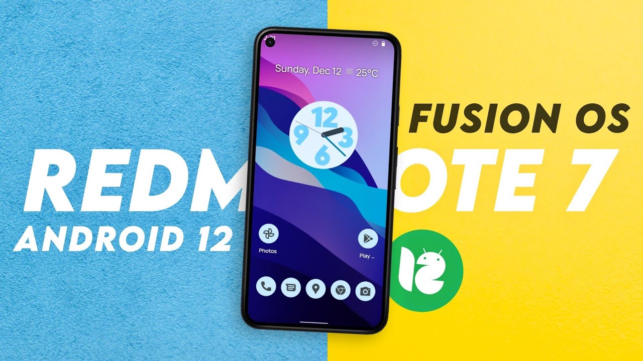 😀Fusion OS 3.0 on Redmi Note 7/7s Based on Android 12 | Fusion OS Rom ...