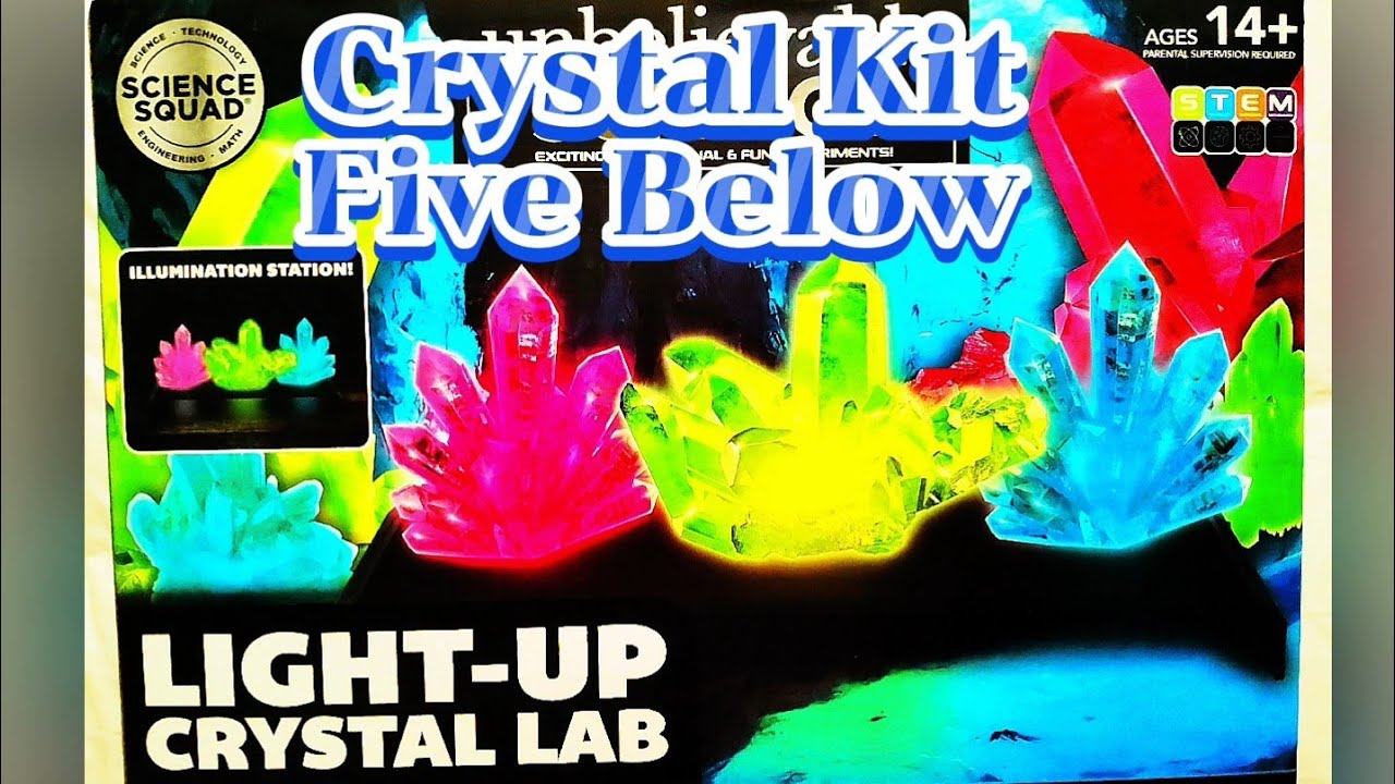 DYI Five Below Crystal Kit...Can you create Crystals? - YouTube