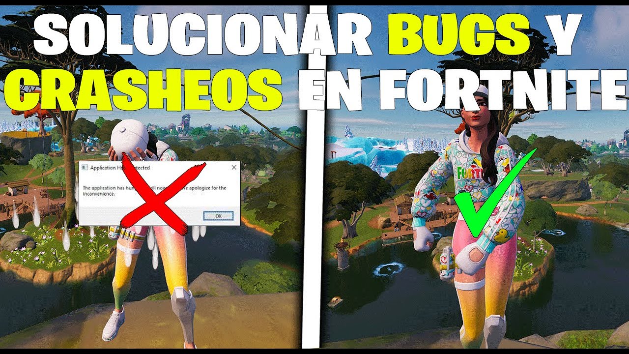 COMO ARREGLAR LOS BUGS, CRASHEOS Y BAJONES DE FORTNITE EN LA NUEVA ...