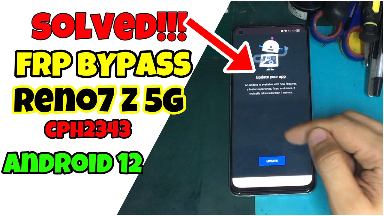 Oppo Reno7 Z 5G CPH2343 Android 12 Frp Bypass - YouTube