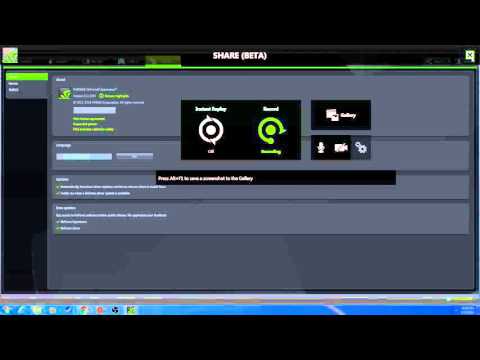 Nvidia GeForce Desktop Capture - YouTube