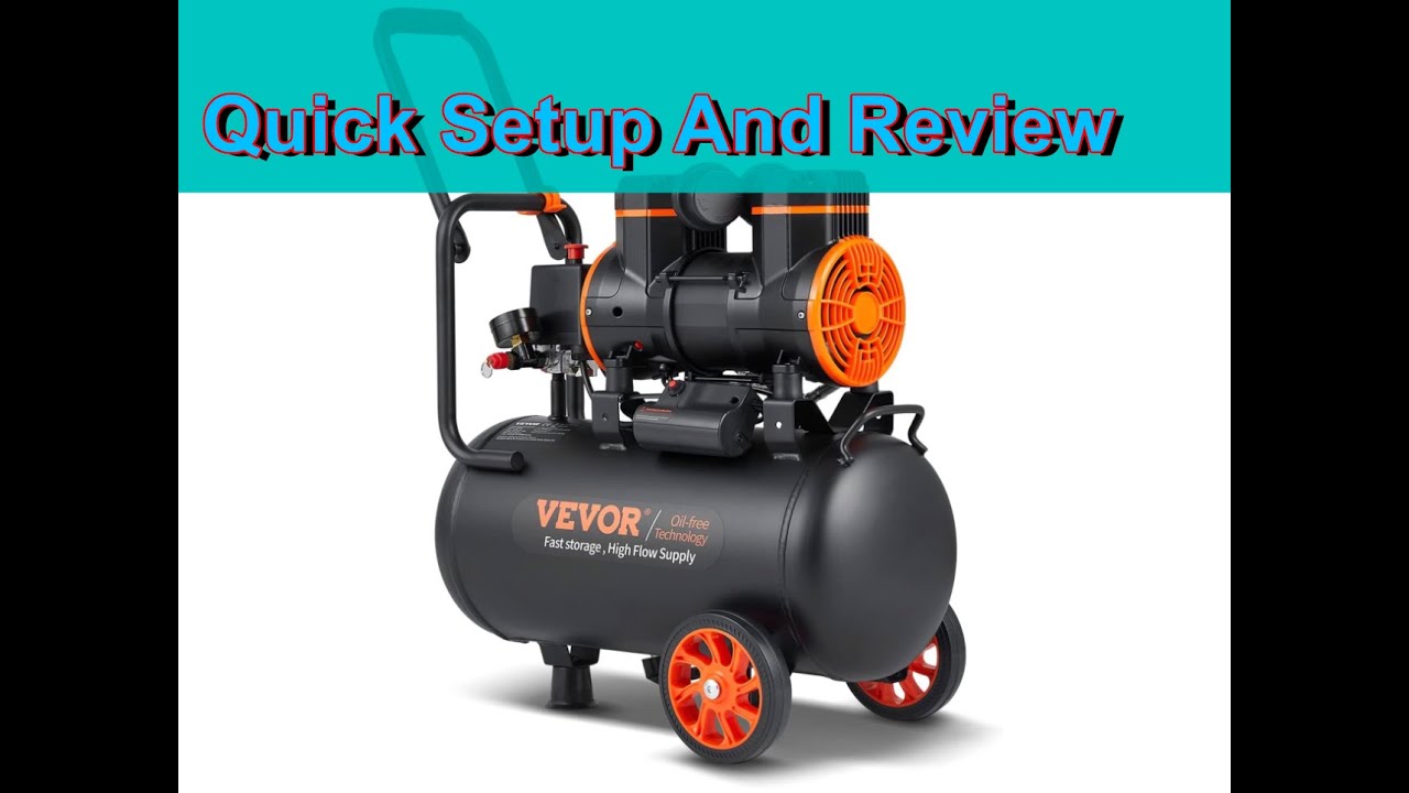 Amazon Vevor Air Compressor Quick Setup and Review!! - YouTube