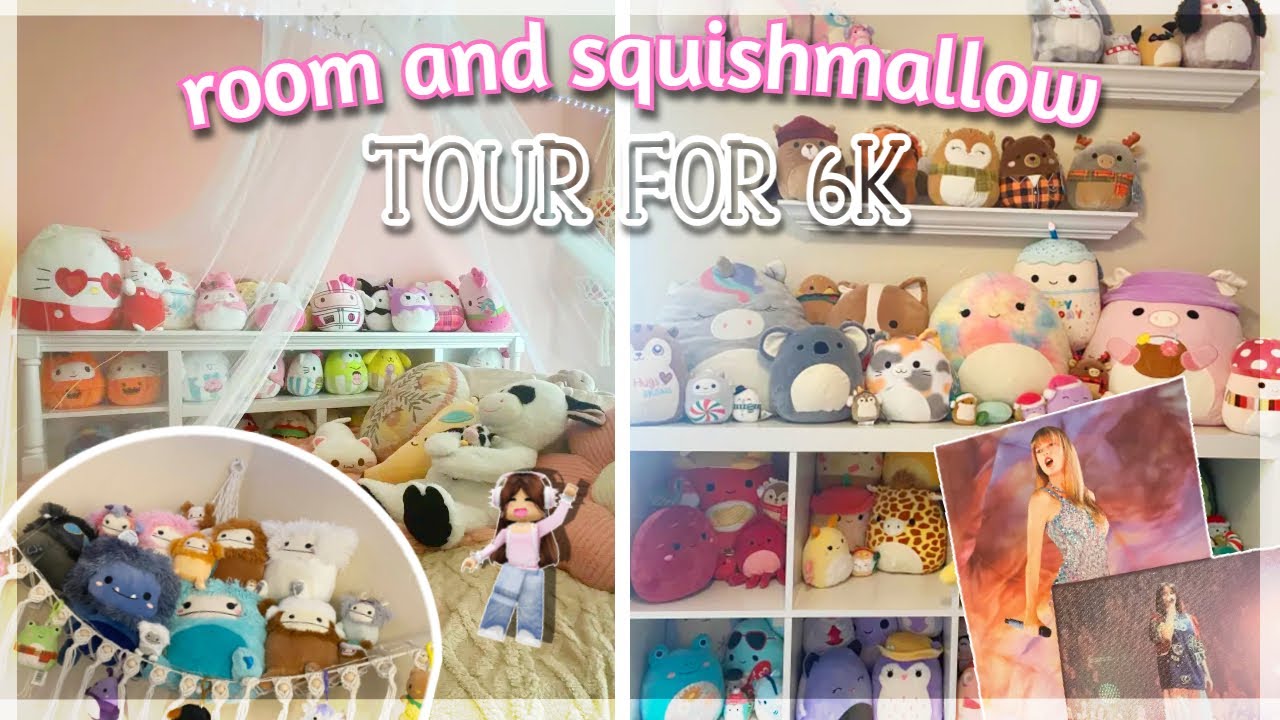 Squishmallow + ROOM TOUR For 6K SPECIAL! - YouTube