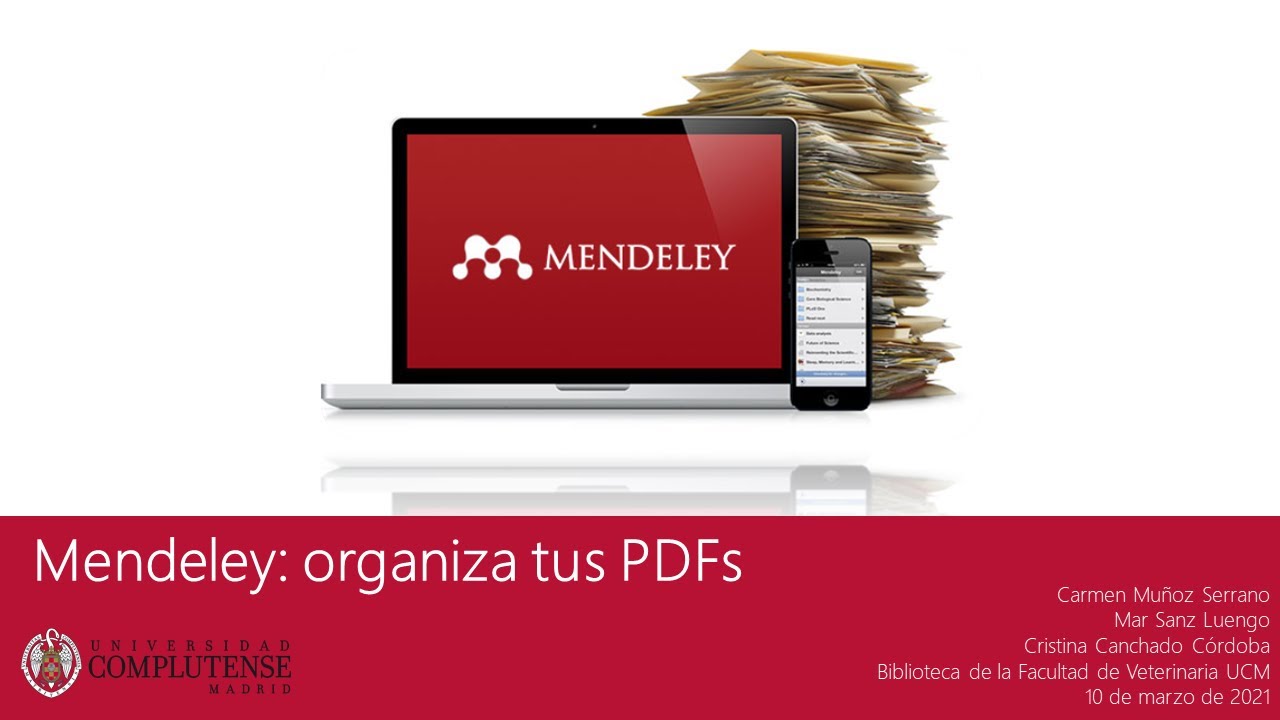 Mendeley: organiza tus PDFs - YouTube