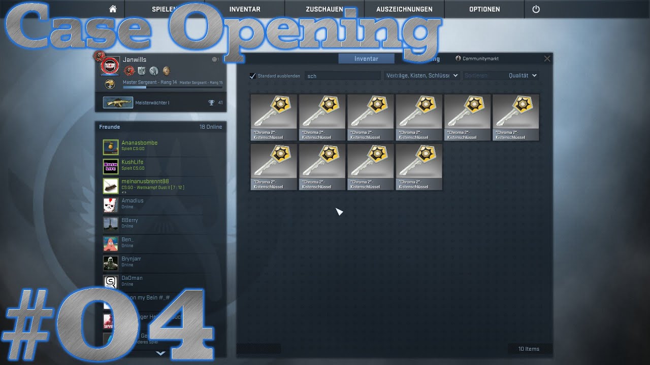 CS:GO Case Opening #04 10 Cases - YouTube