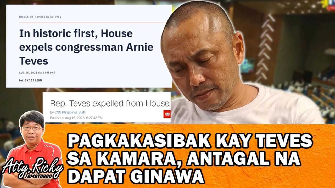 PAGKAKASIBAK KAY TEVES SA KAMARA, ANTAGAL NA DAPAT GINAWA - YouTube