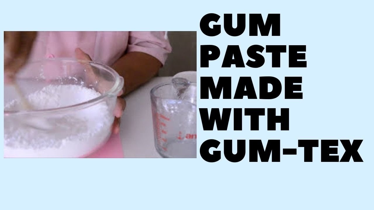Gum Paste Made with Gum-Tex - YouTube