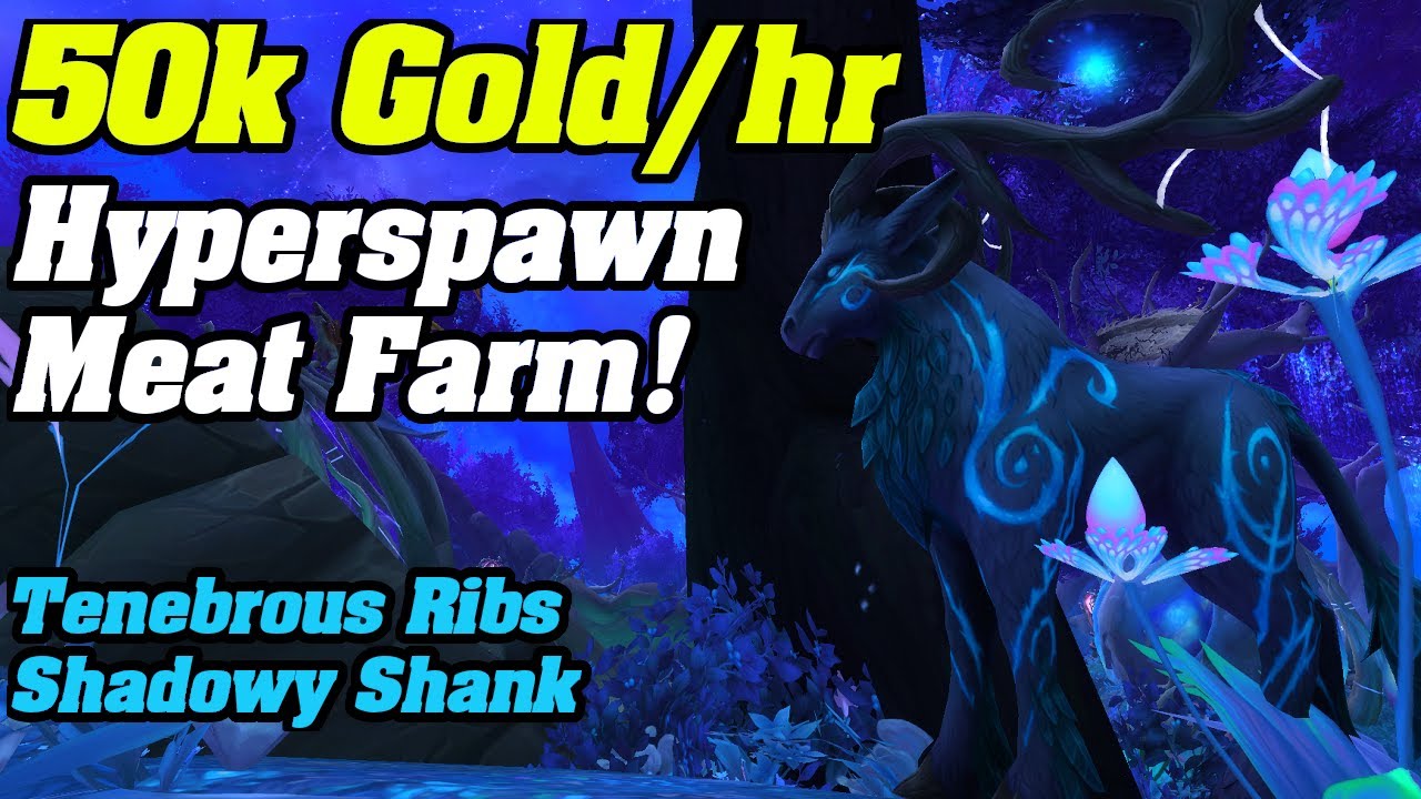 *NEW* Shadowlands Goldfarm | MEAT HYPERSPAWN | Tenebrous Ribs & Shadowy ...