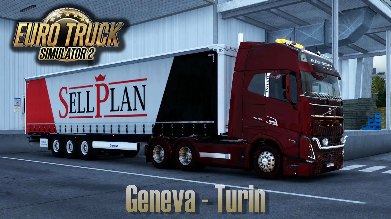 Euro Truck Simulator 2 | Geneva - Turin | Used Plastics - YouTube