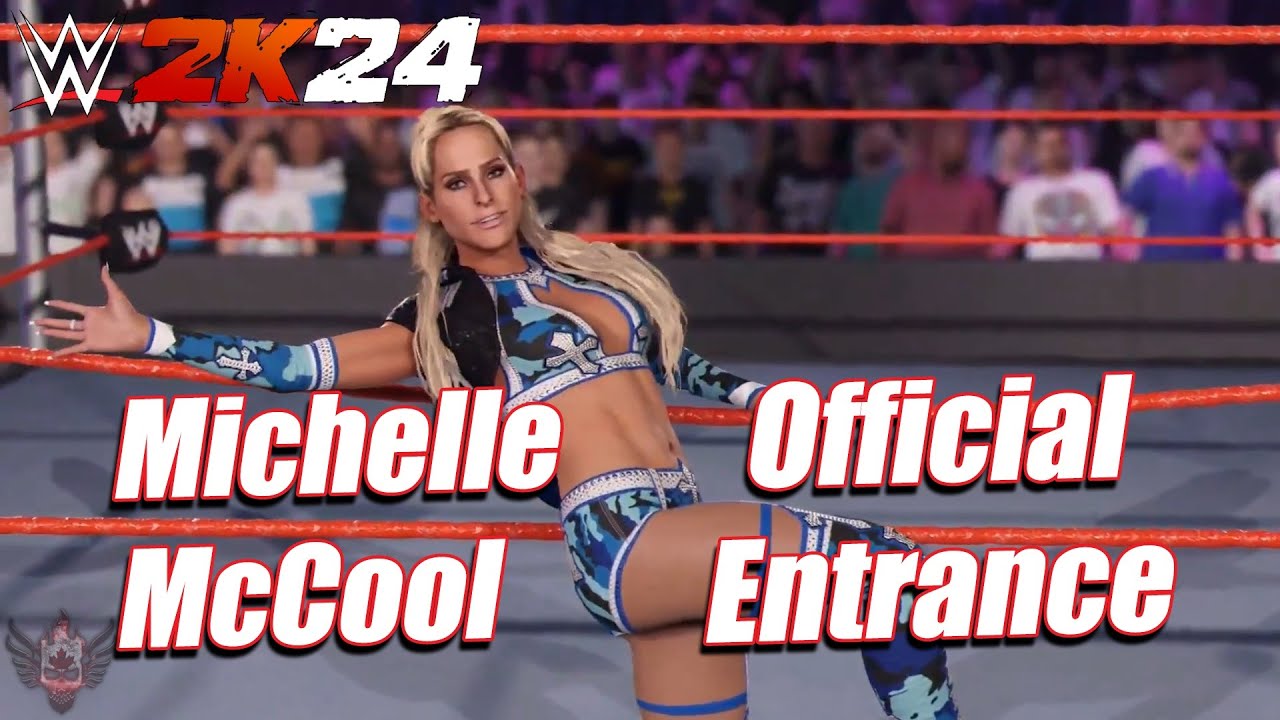 WWE 2K24 DLC: Michelle McCool Official Entrance! - YouTube