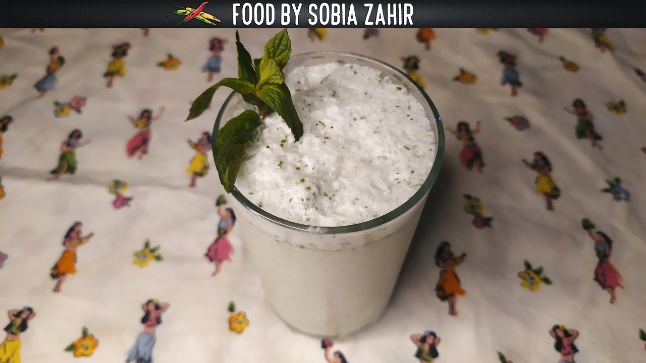 Mint Lassi Recipe | Food By Sobia Zahir - YouTube