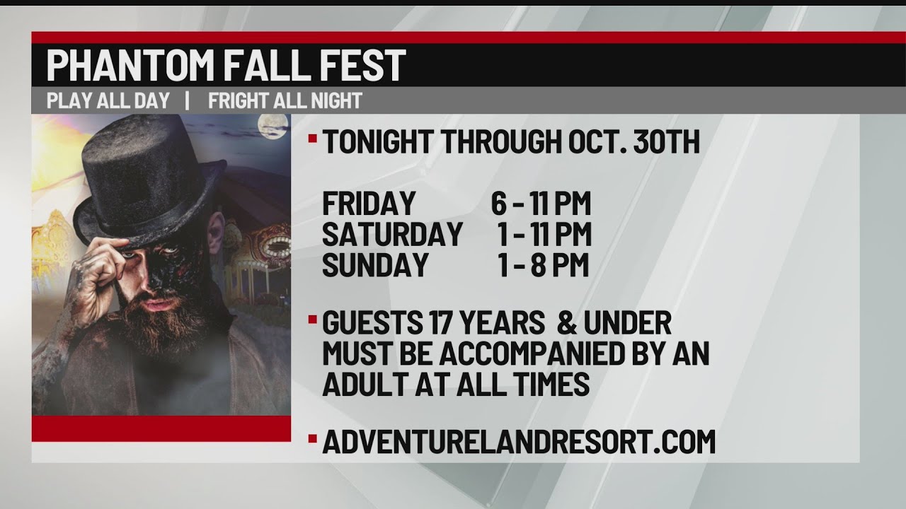 Adventure Land Holds First Phantom Fall Fest - YouTube