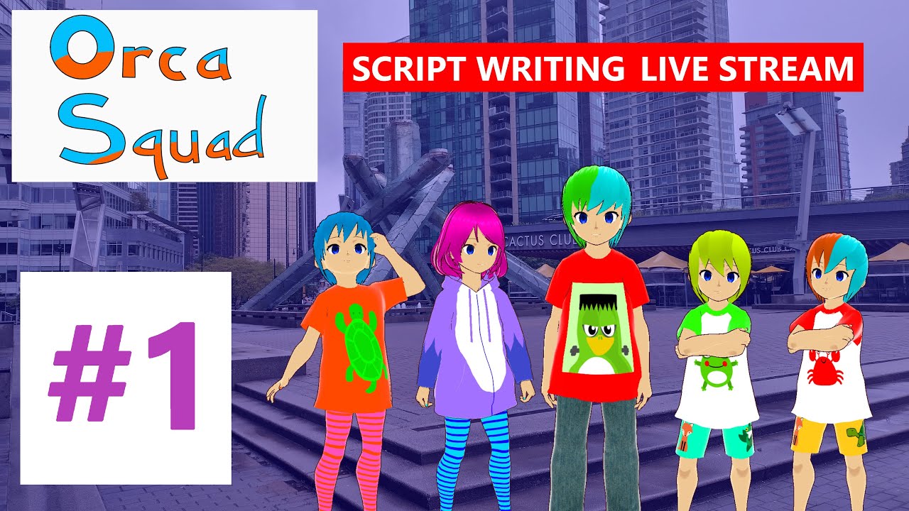 ORCA SQUAD Anime Script Writing Live Stream #1 - YouTube