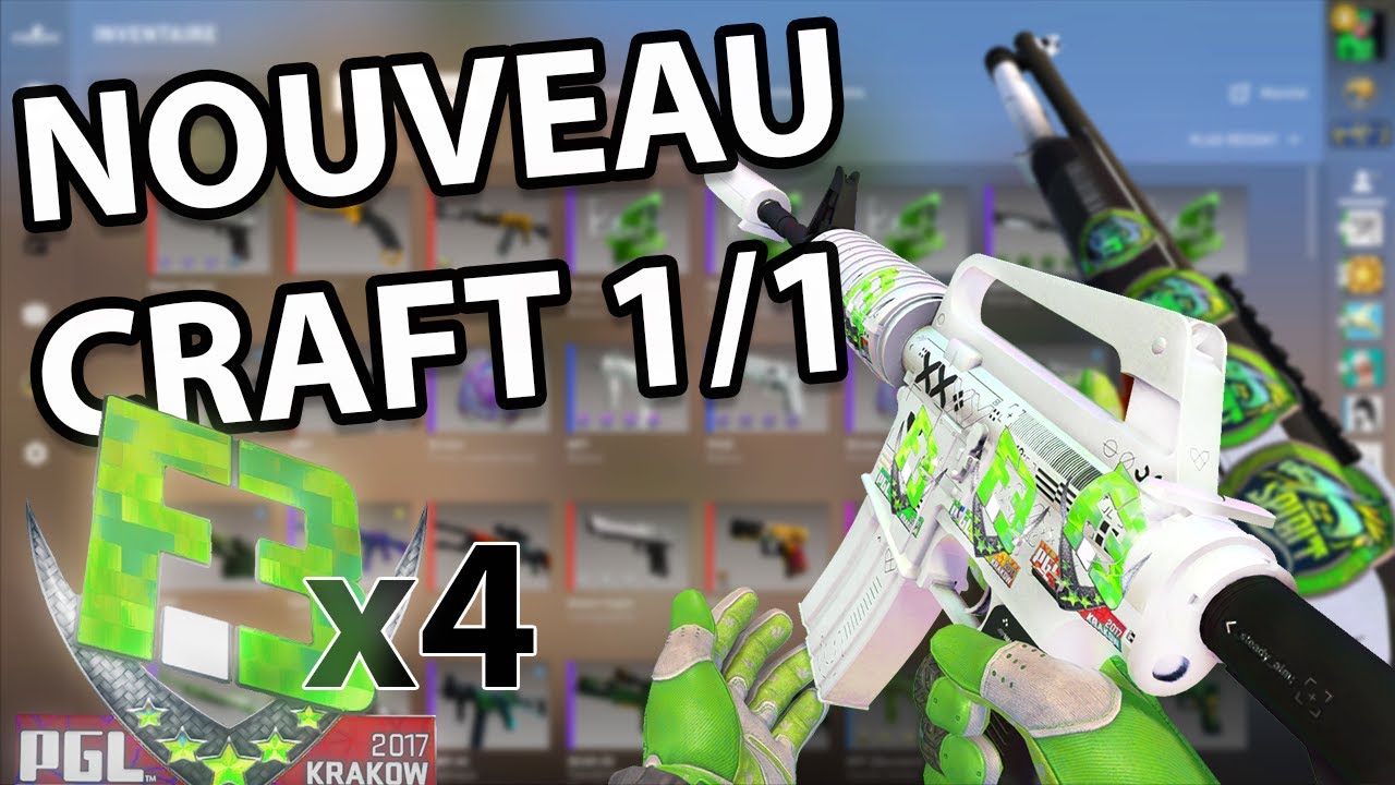 Nouveau craft m4a1-s Printstream 4x Flipsid3 holo Krakow 2017 - YouTube