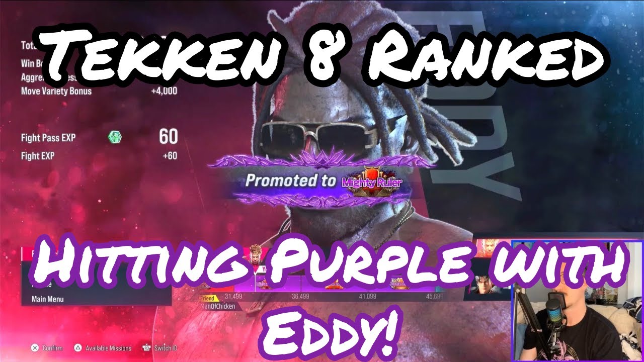 Hitting Purple Rank with Eddy!!! Tekken 8 Ranked Matches! - YouTube