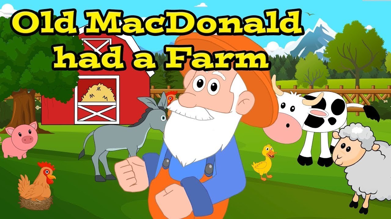 Old MacDonald had a farm/ kids animal song and nursery rhymes/# ...