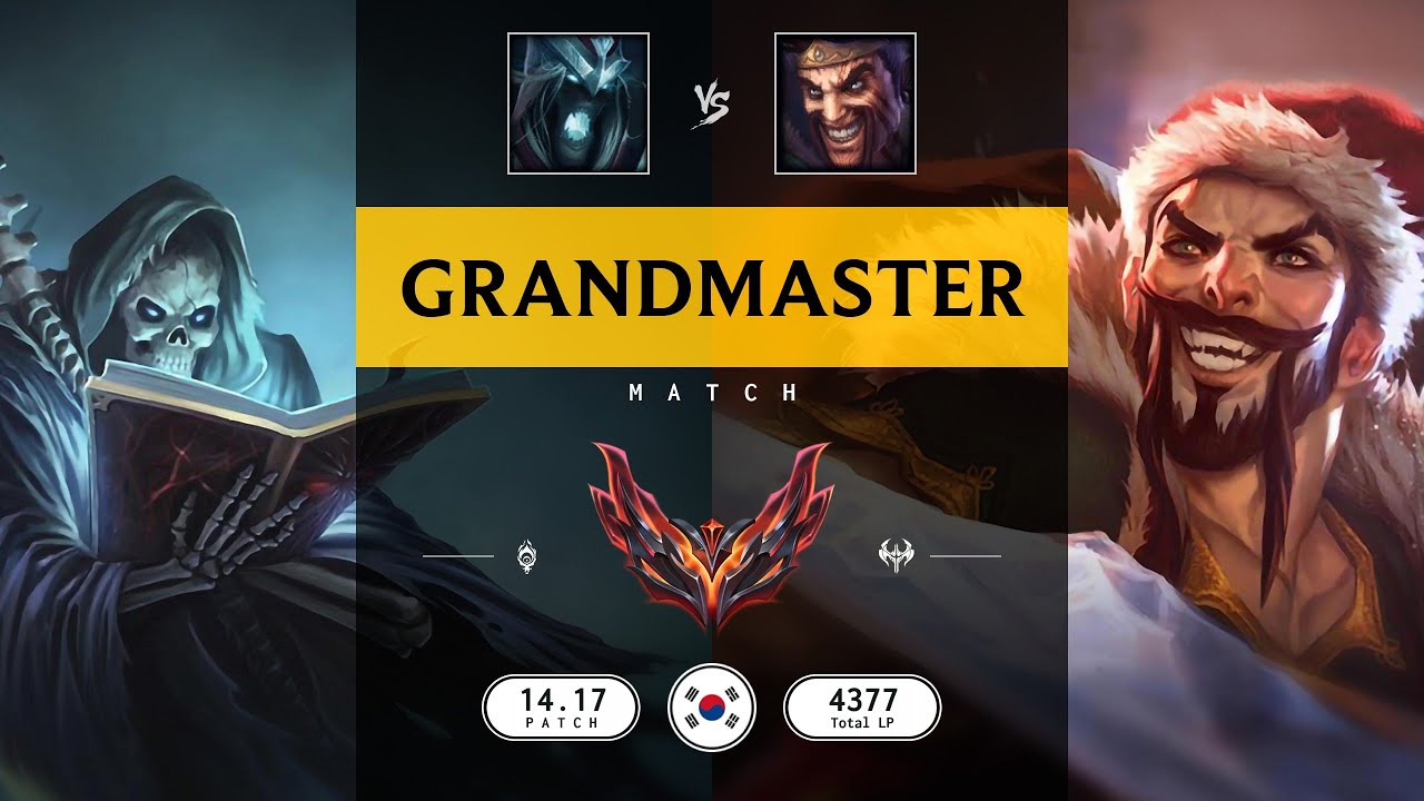 Grandmaster Match: Over 100 KILLS - KR server Patch 14.17 - YouTube