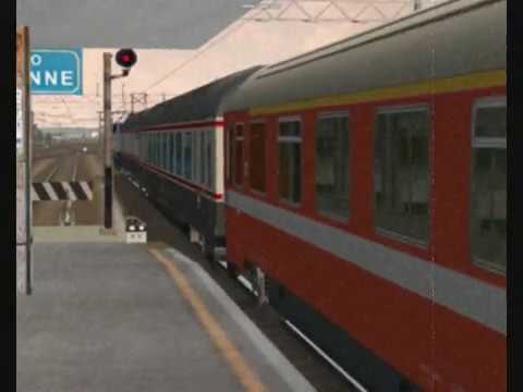 MSTS-FS E444-IC Old FS - YouTube