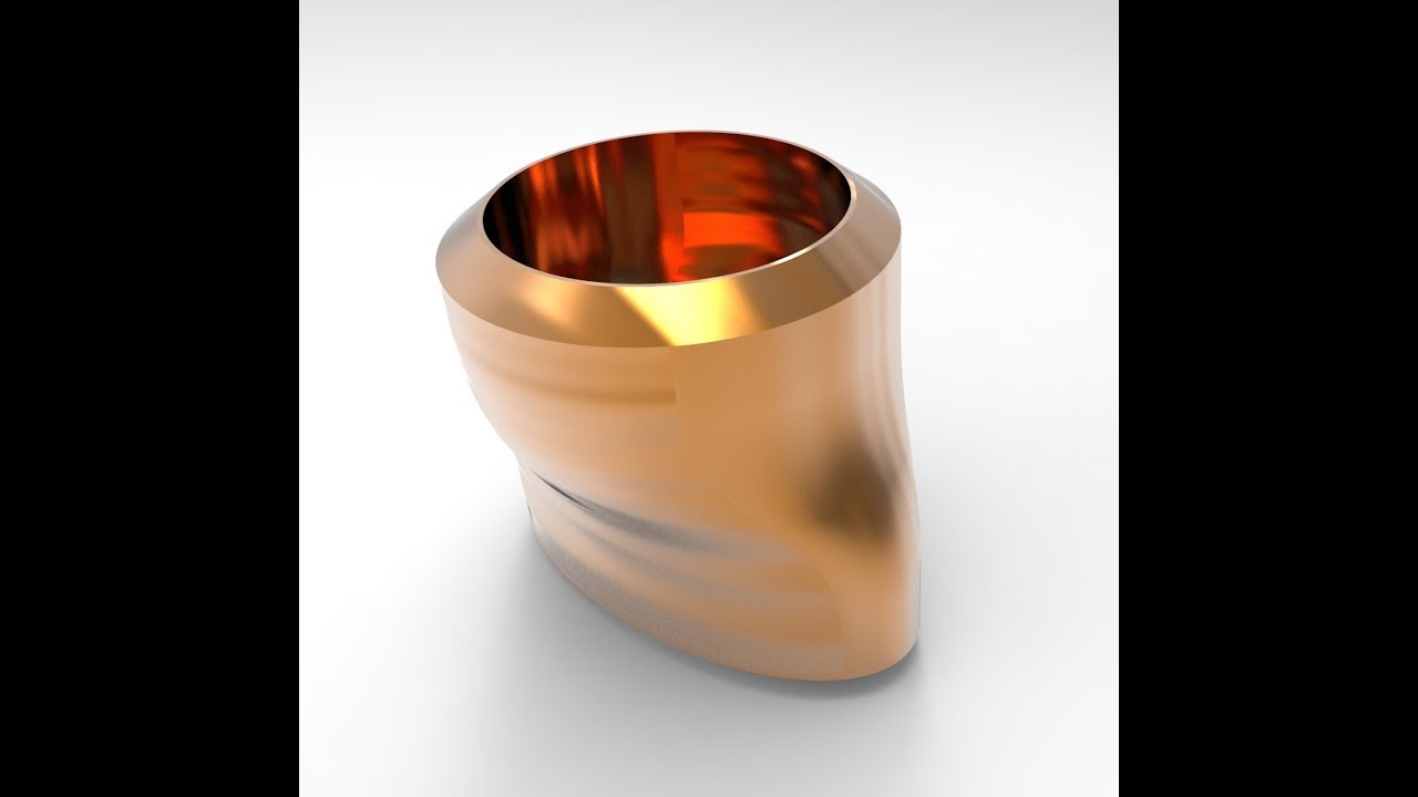 Creo Parametric Tutorial: How to Create Swage Nozzle - YouTube