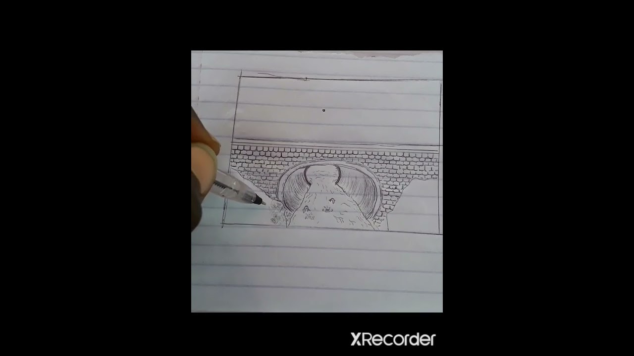 My free hand sketching work - YouTube
