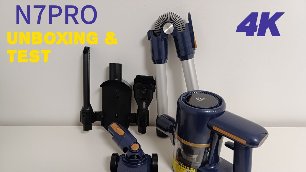 Tasvac N7 Pro Akkustaubsauger Akku Handstaubsauger Test & Unboxing ...