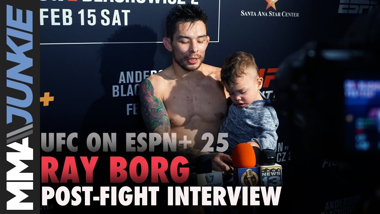 UFC on ESPN+ 25: Ray Borg full post-fight interview - YouTube