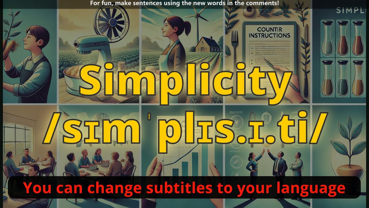 Simplicity meaning with 5 examples - YouTube