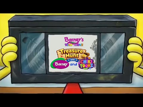SpongeBob hat eine Schatzsuche mit @barney und @ChikiToonz VHS bekommen