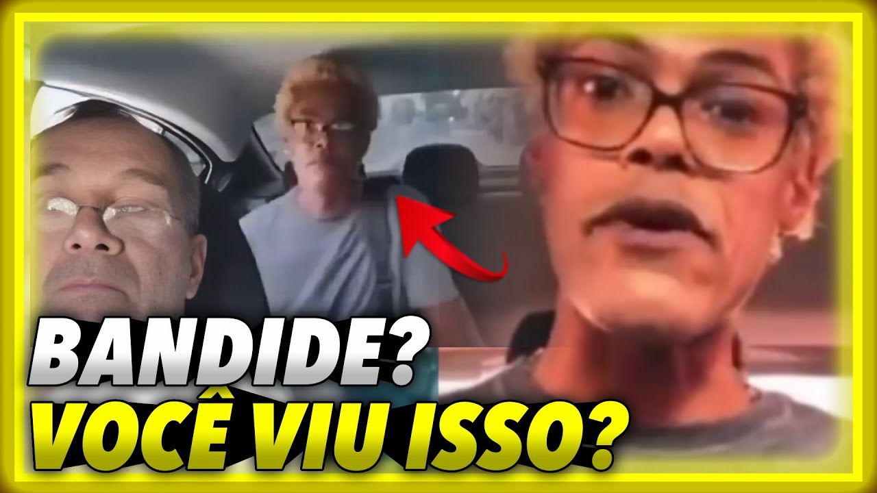 Você viu isso? Bandide no UBER fez escândalo e veja no que deu ...