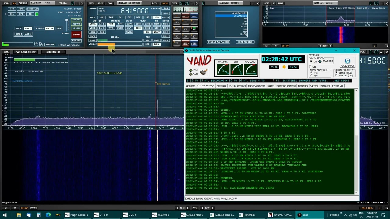 HF Navtex decoding - YouTube