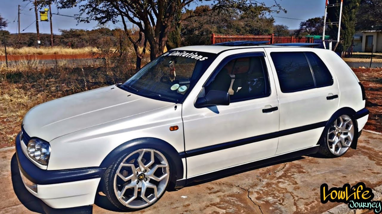 Bagged VW GOLF MK3 - YouTube