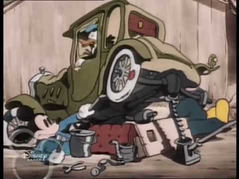 Mickey’s Service Station (1935) computer colorized titles