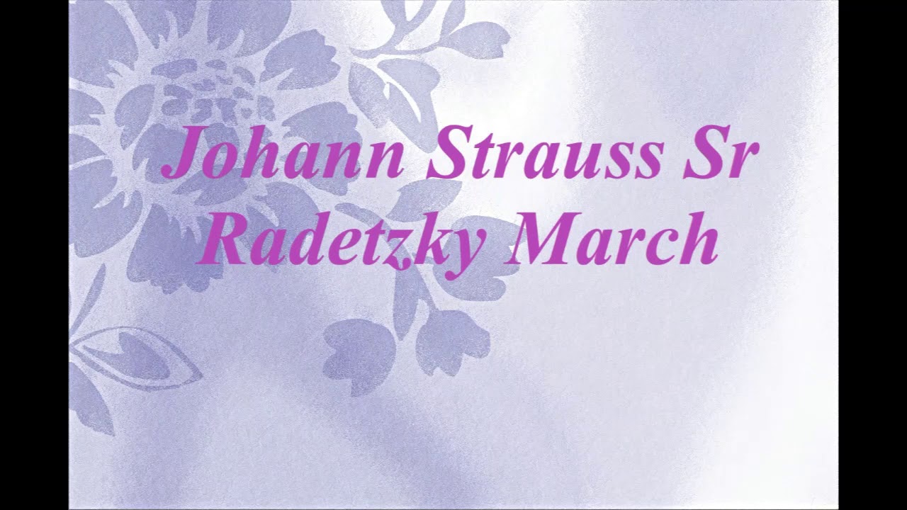 Johann Strauss Sr, Radetzky March - YouTube Music