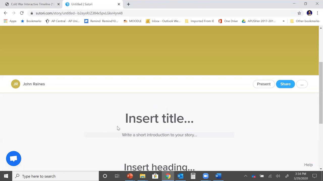 How to create a timeline with Sutori - YouTube