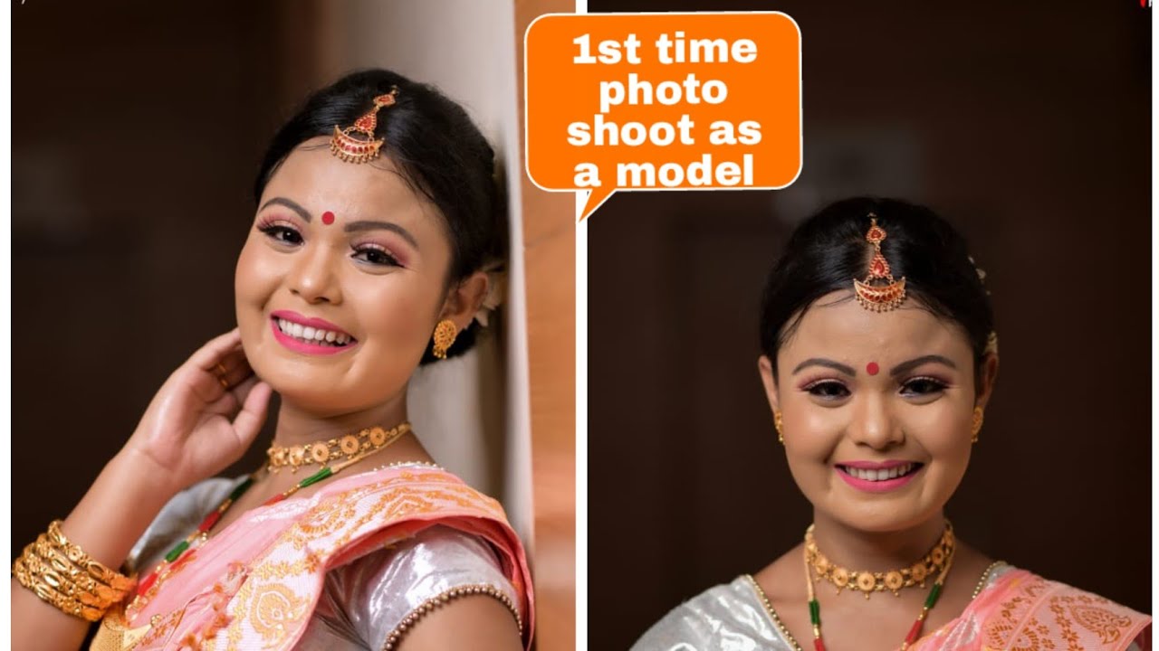 First time photoshoot as a model - YouTube