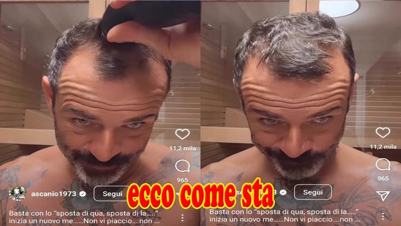 Ascanio Pacelli drastico cambio look, si rasa a zero in diretta su ...