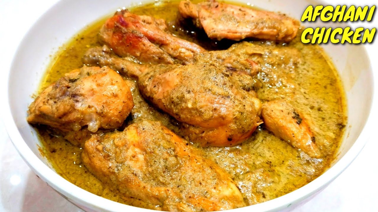 Afghani Chicken Recipe | Restaurant Style Afghani Chicken Gravy | Quick ...