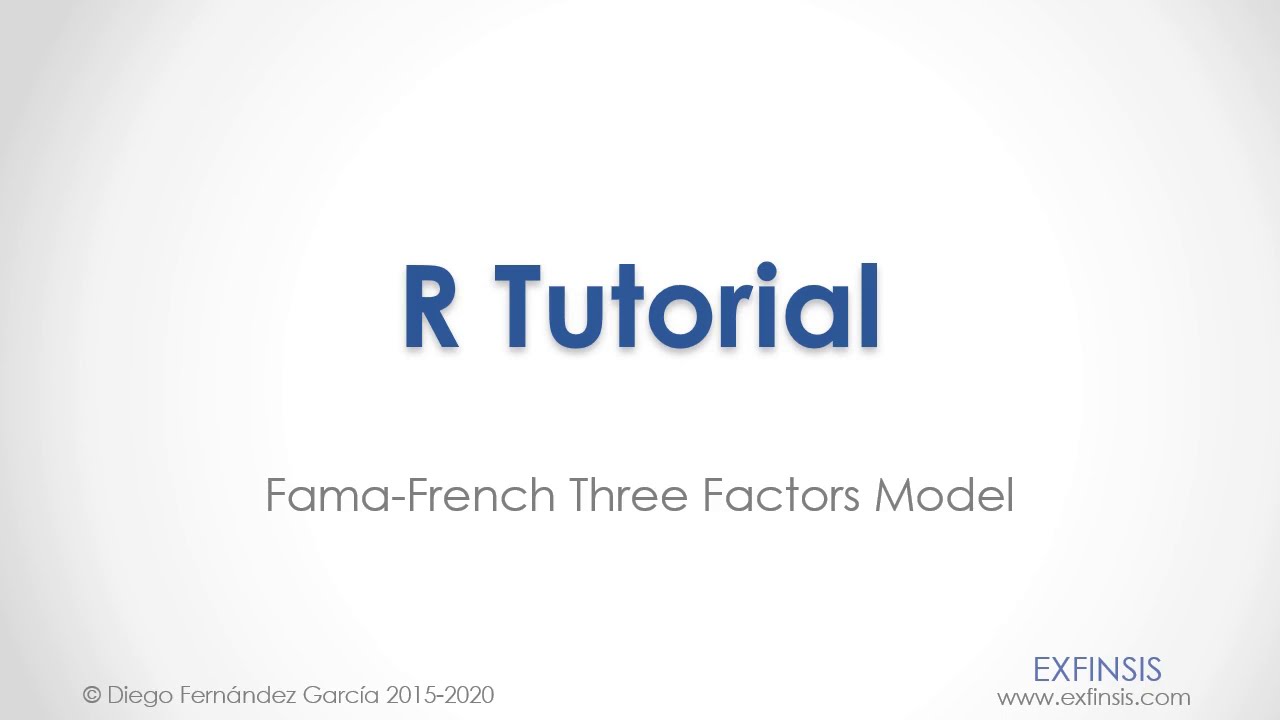 R Tutorial. Fama-French Three Factors Model - YouTube