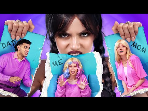 Wednesday, ENID'in Ailesi Tarafından Evlat Edinildi! İYİ KIZ KARDEŞ vs KÖTÜ KIZ KARDEŞ!