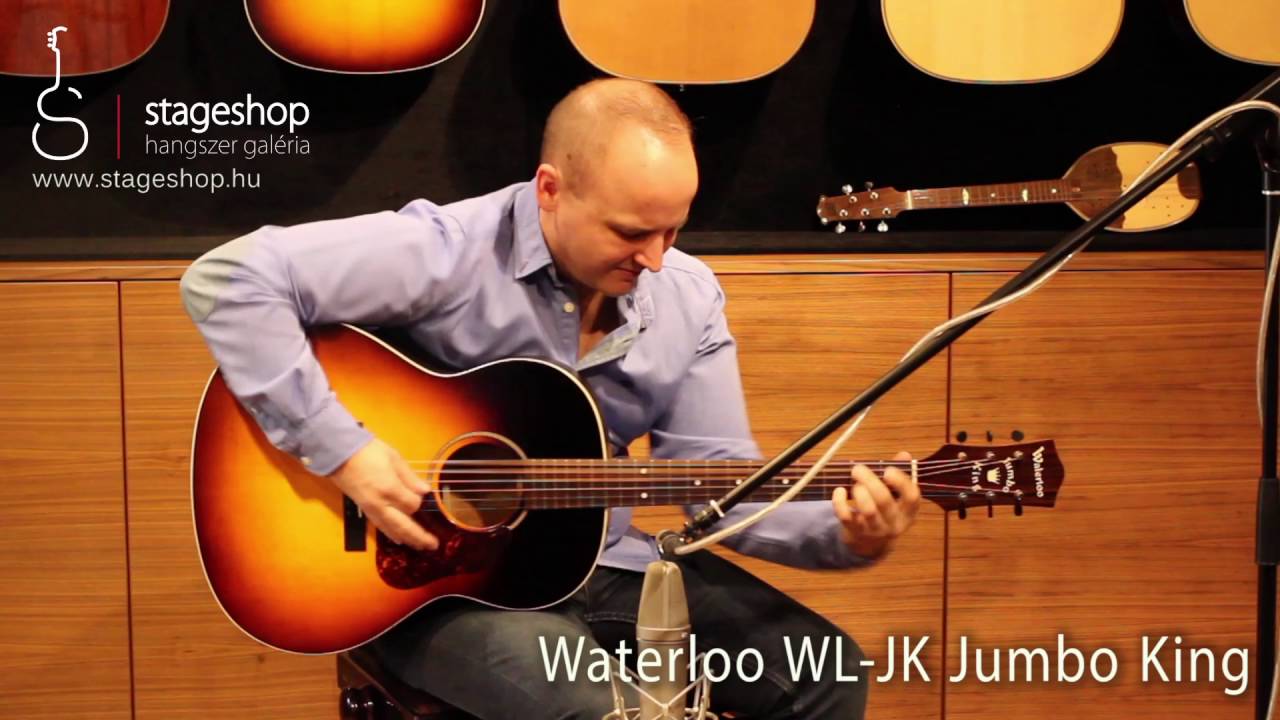 Waterloo WL-JK by Collings Jumbo King played by Bálint Gyémánt in ...