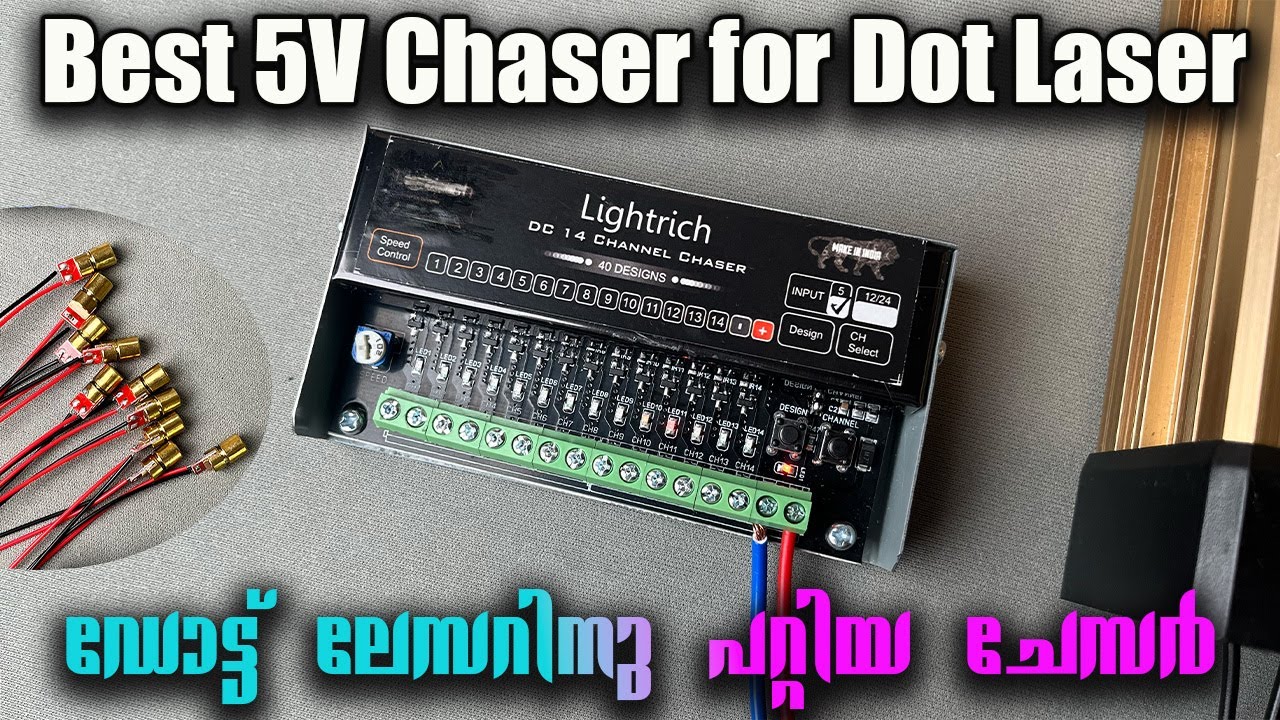Best 5v 14 Channel LED Chaser for Dot Laser | 5v Chaser for Tourist Bus ...