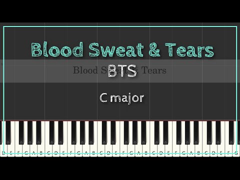 Blood Sweat & Tears | BTS | Easy Piano C Major