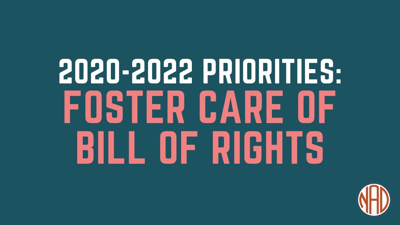 2020 - 2022 Priority: Foster Care Bill of Rights - YouTube