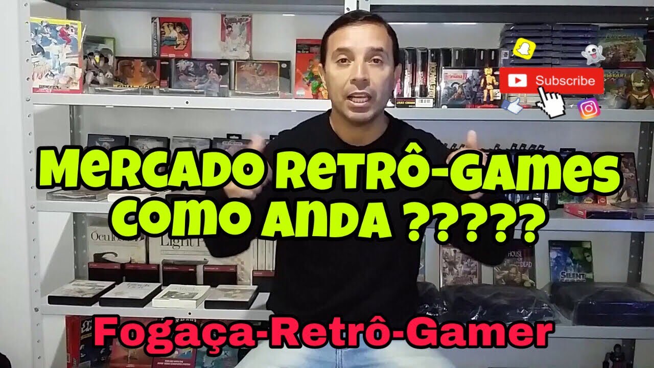 Mercado retrô-games , minha opinião como comprador e vendedor . - YouTube