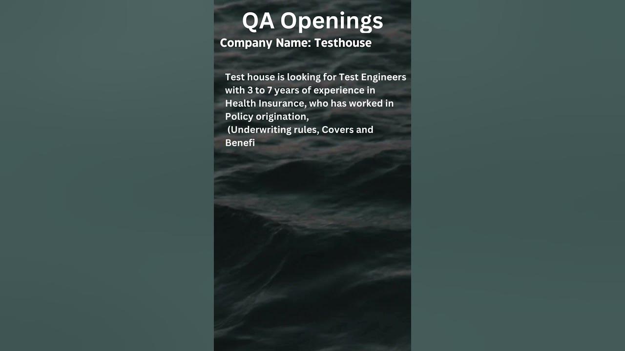 Qa Job Opening For Manual Testing Manualtesting Selenium Automation Viral Ytshorts Qa