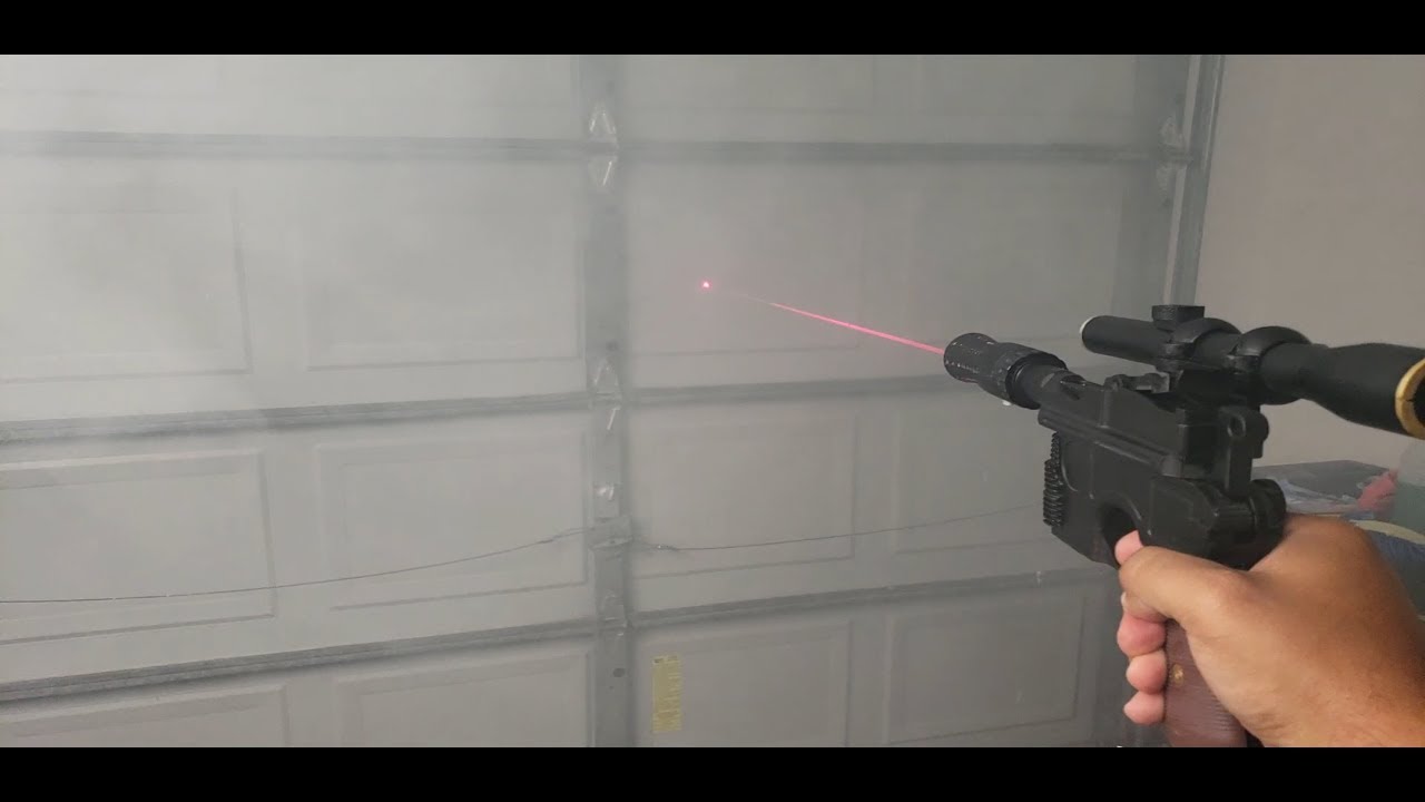 3D Printed Han Solo Blaster DL-44 With Working Laser - YouTube
