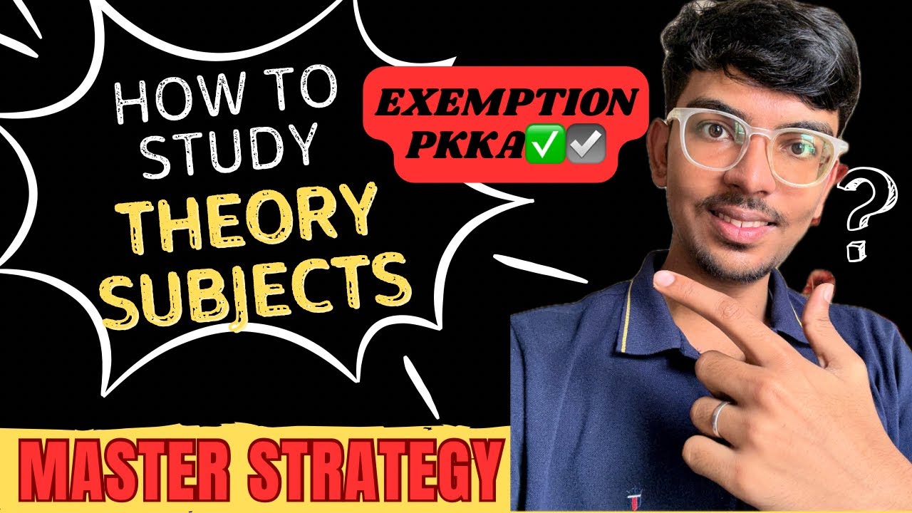 Right Way To Study THEORY SUBJECTS FULL STRATEGY DISCLOSED‼️CA ...