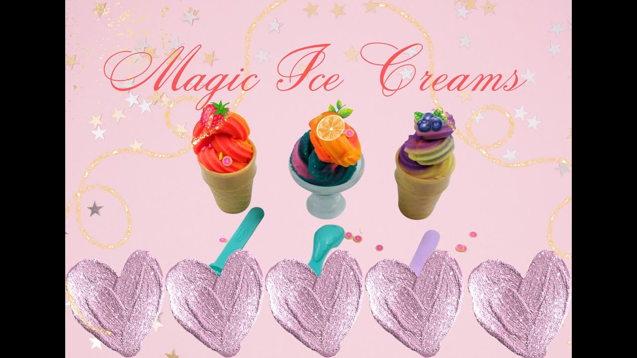 #shortvideo - Satisfying Video l Recipe on how to make magic ice creams ...